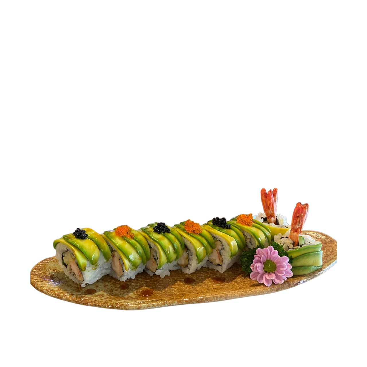 Fujiya Sushi | RYU ABOKA EBITEN ROLL/maki cuộn rồng tôm bơ
